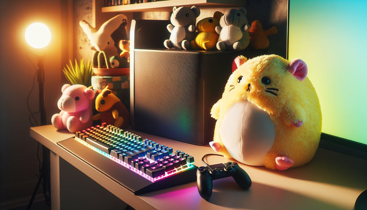 Level Up Your Gaming Space: The Cozy Charm of Plush Toys - Retro Gaming ...