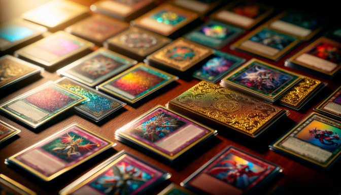 Delve into the enchanting world of rare trading card game (TCG) treasu ...