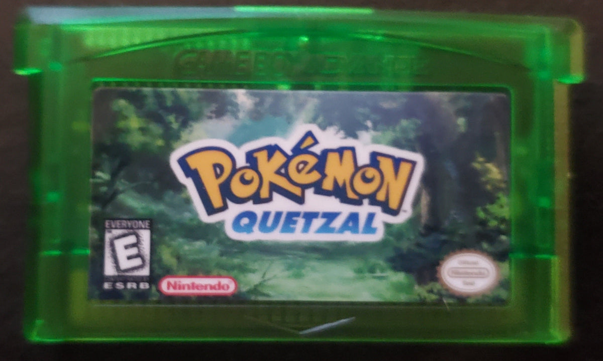 Pokemon Quetzal GBA ROM Hack Video Game Custom Gameboy Advance | Shop ...