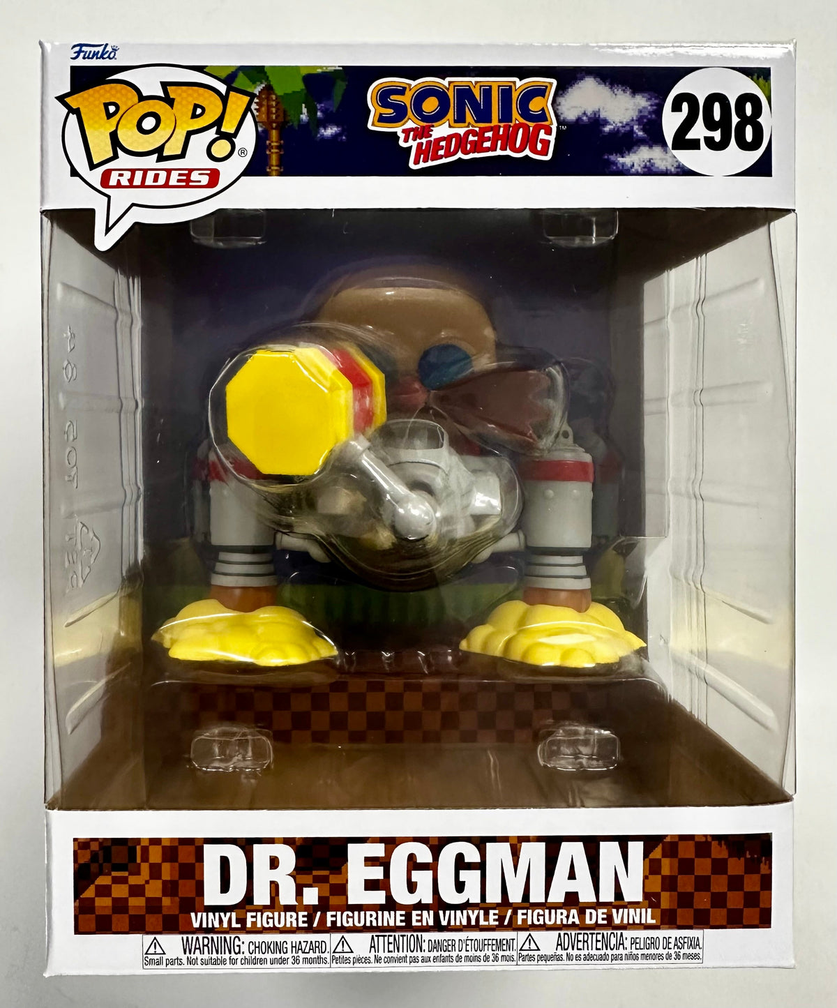 Funko Pop! Rides Dr. Eggman #298 Sonic The Hedgehog 2023 Sega Games ...
