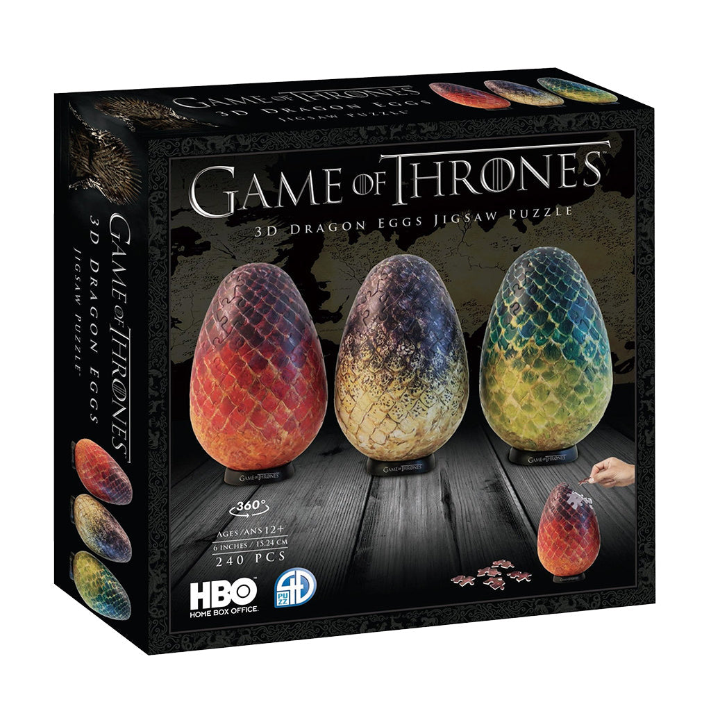 4D Paper Model Kit: Game of Thrones Dragon Egg Set | Shop Retro Video ...
