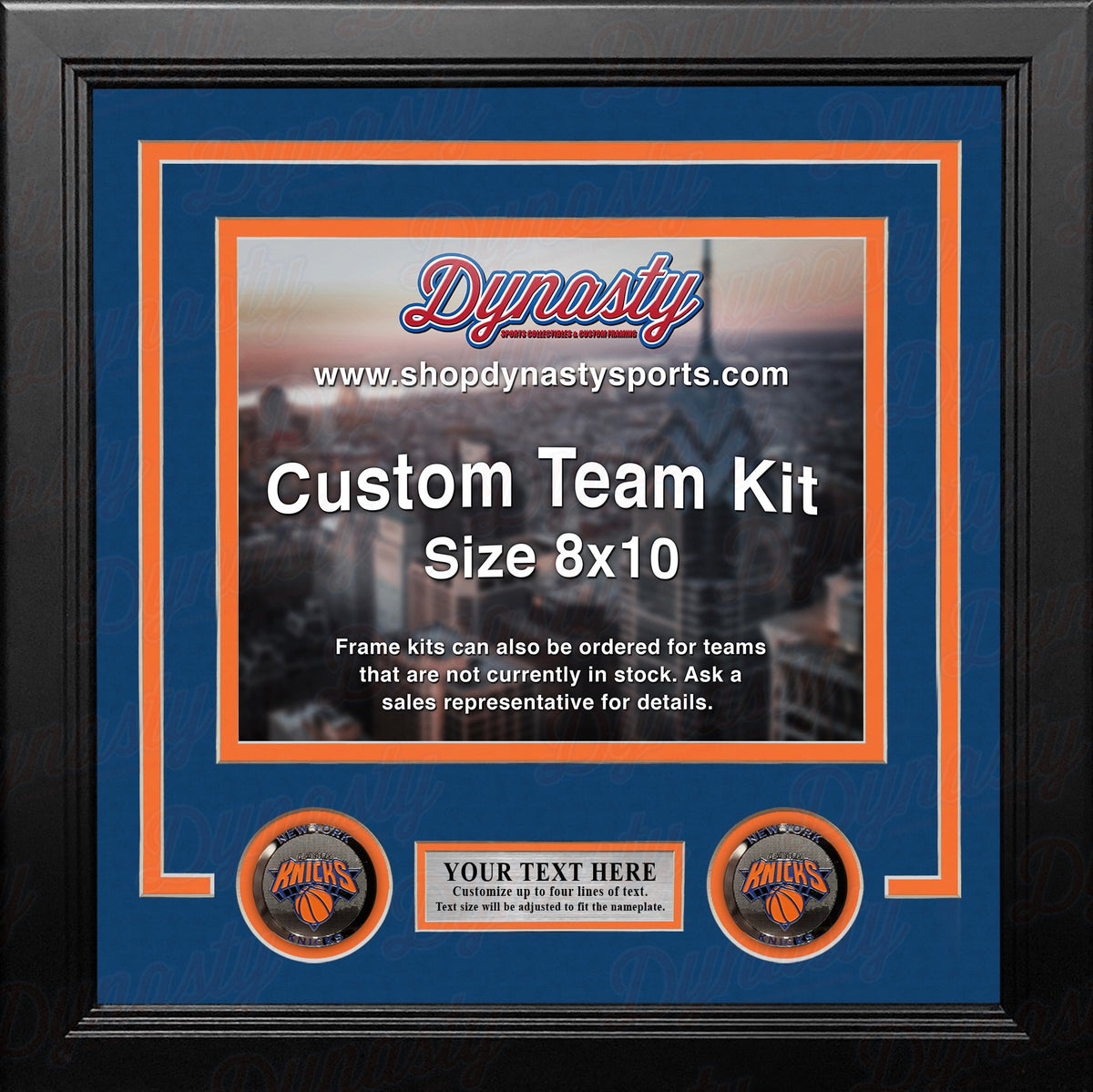 New York Knicks Custom NBA Basketball 8x10 Picture Frame Kit (Multiple ...