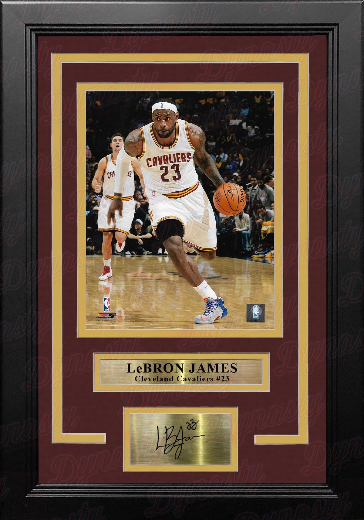 LeBron James in Action Cleveland Cavaliers 8" x 10" Framed Basketball ...
