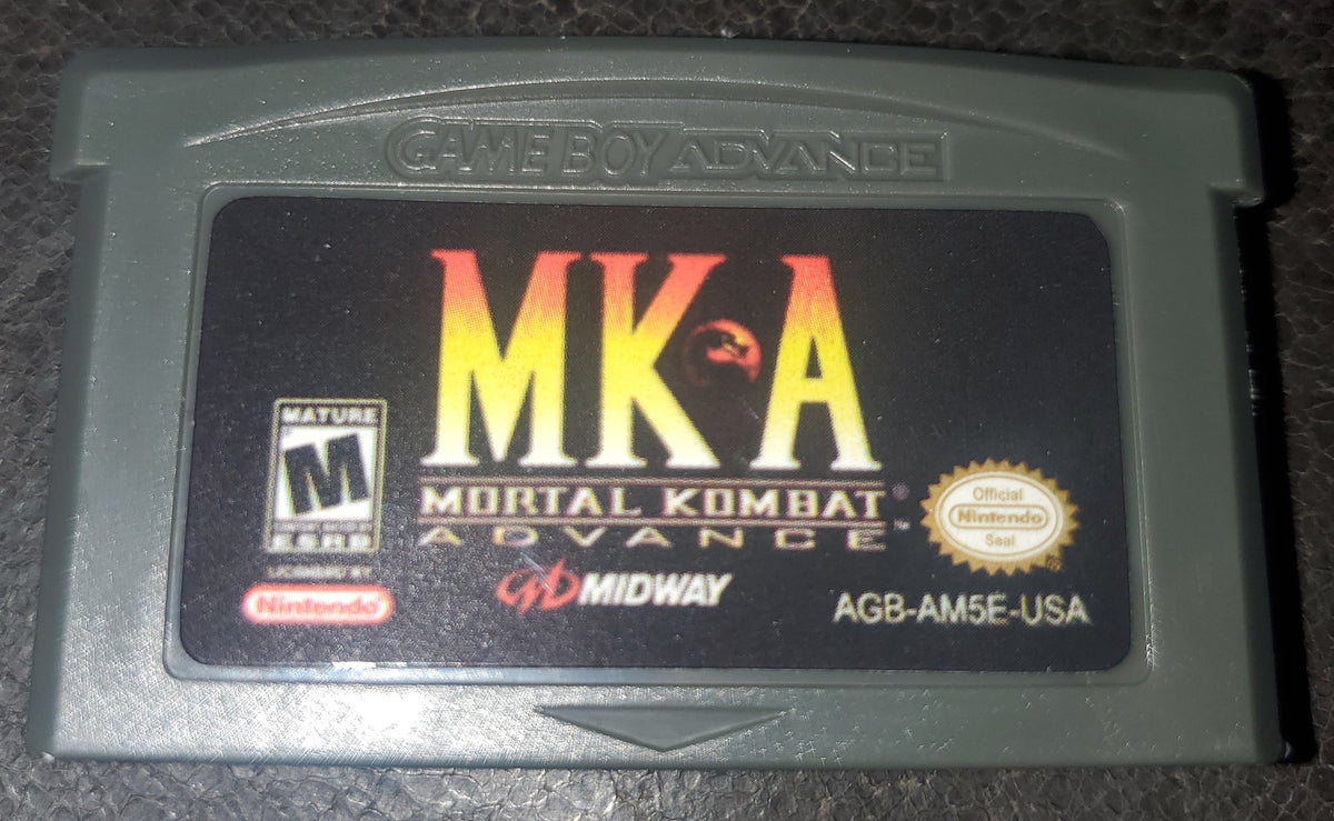 Mortal Kombat Advance MKA GBA Video Game Boy Advance Nintendo 2001 ...