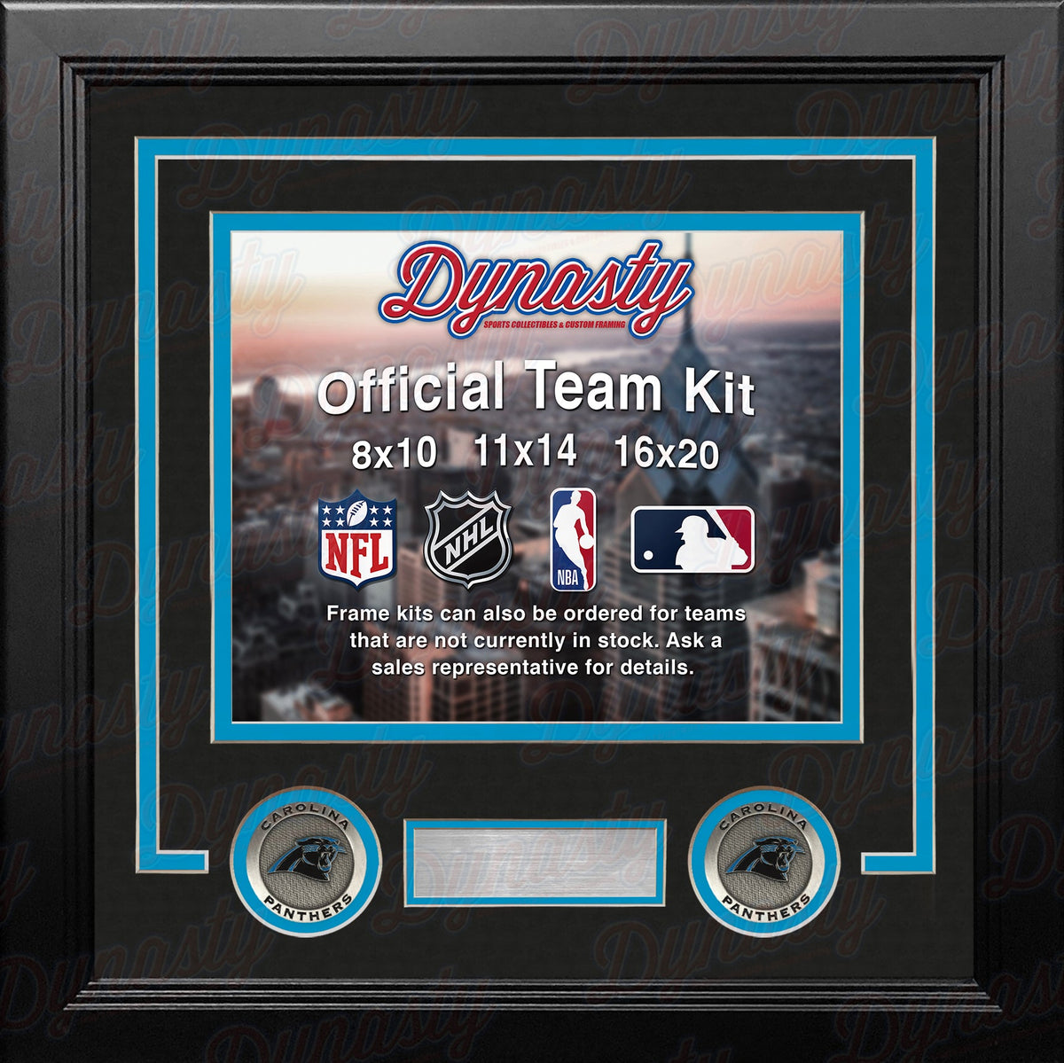Carolina Panthers Custom NFL Football 8x10 Picture Frame Kit (Multiple ...