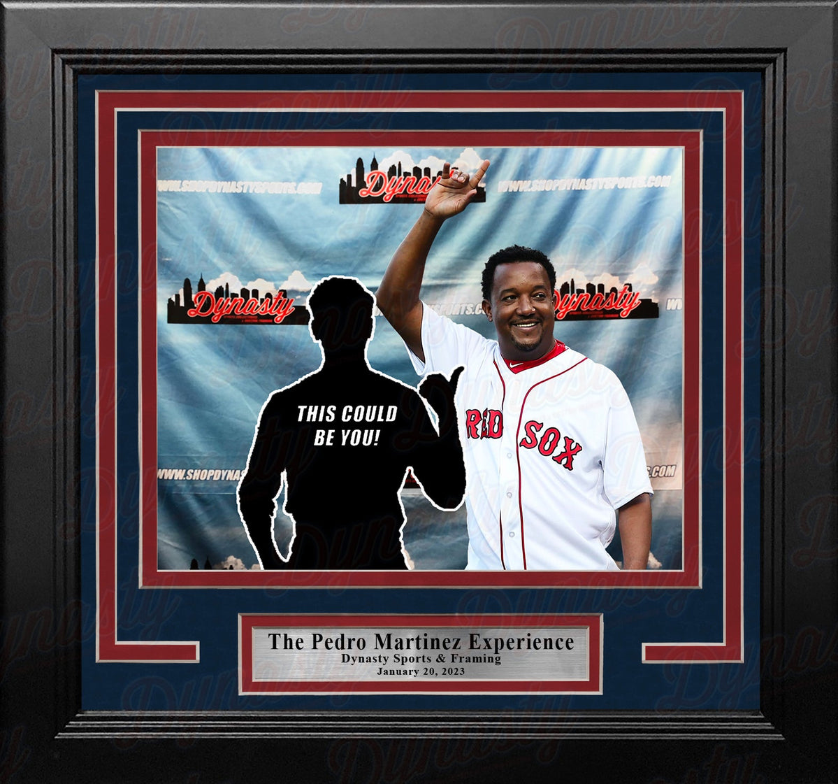 Pedro Martinez Boston Red Sox Photo-Op Frame Kit with Commemorative ...