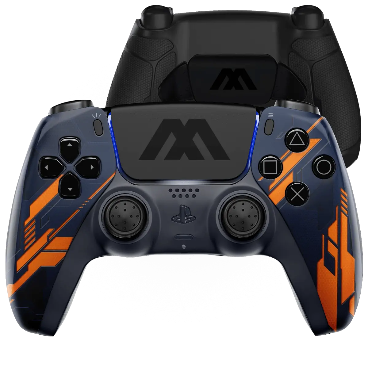 MODDEDZONE ORANGE MECHA EXTREME PS5 SMART PRO CUSTOM MODDED CONTROLLER ...