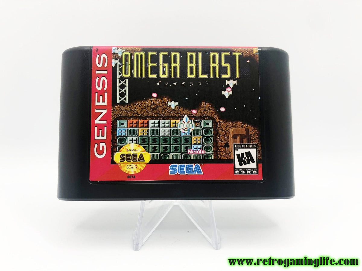 Omega Blast Sega Genesis Shoot 'Em Up Game | Shop Retro Video Games and ...