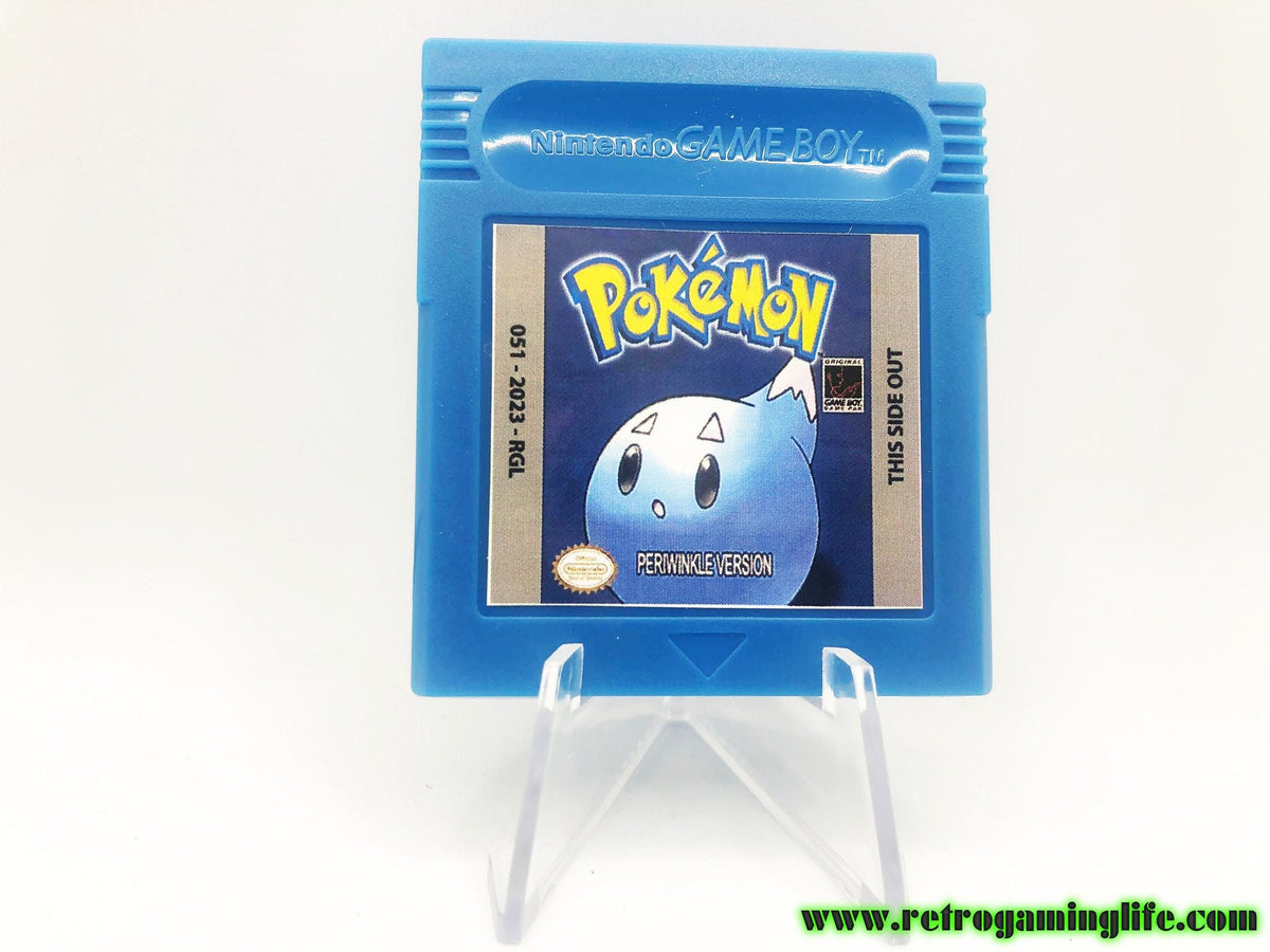 Pokemon Periwinkle Edition Repro Gameboy Game Cart | Shop Retro Video ...