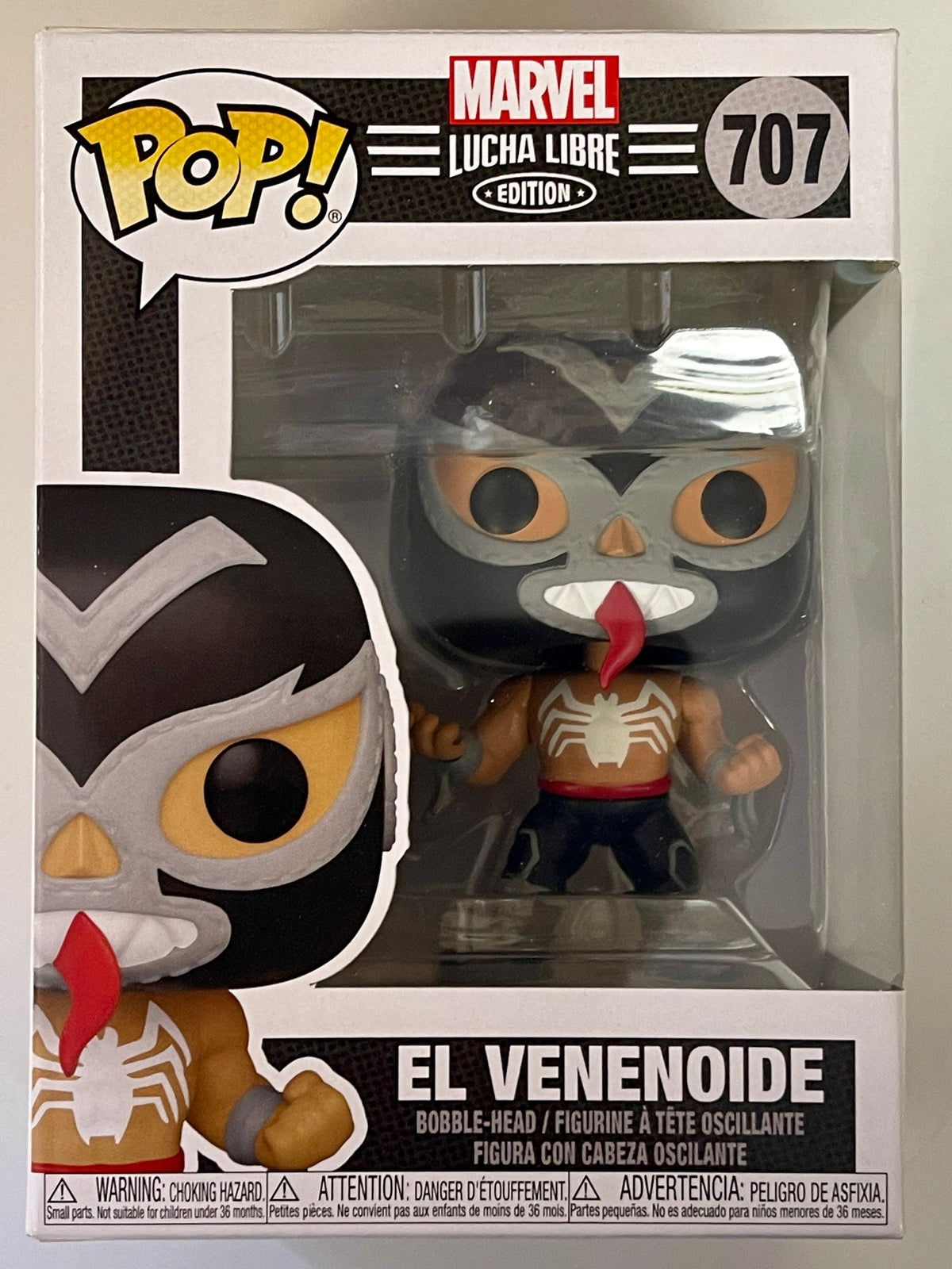 Funko Pop! Marvel El Venenoide #707 Lucha Libre 2021 Venom Luchador ...