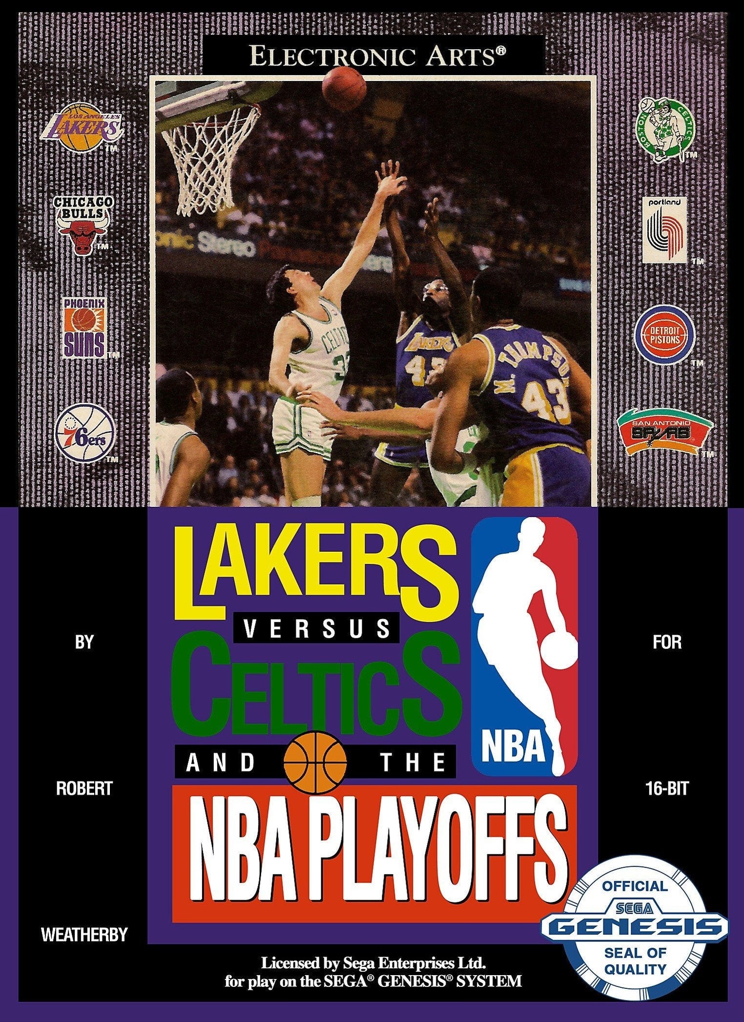 Lakers vs. Celtics and the NBA Playoffs (Sega Genesis) | Shop Retro ...
