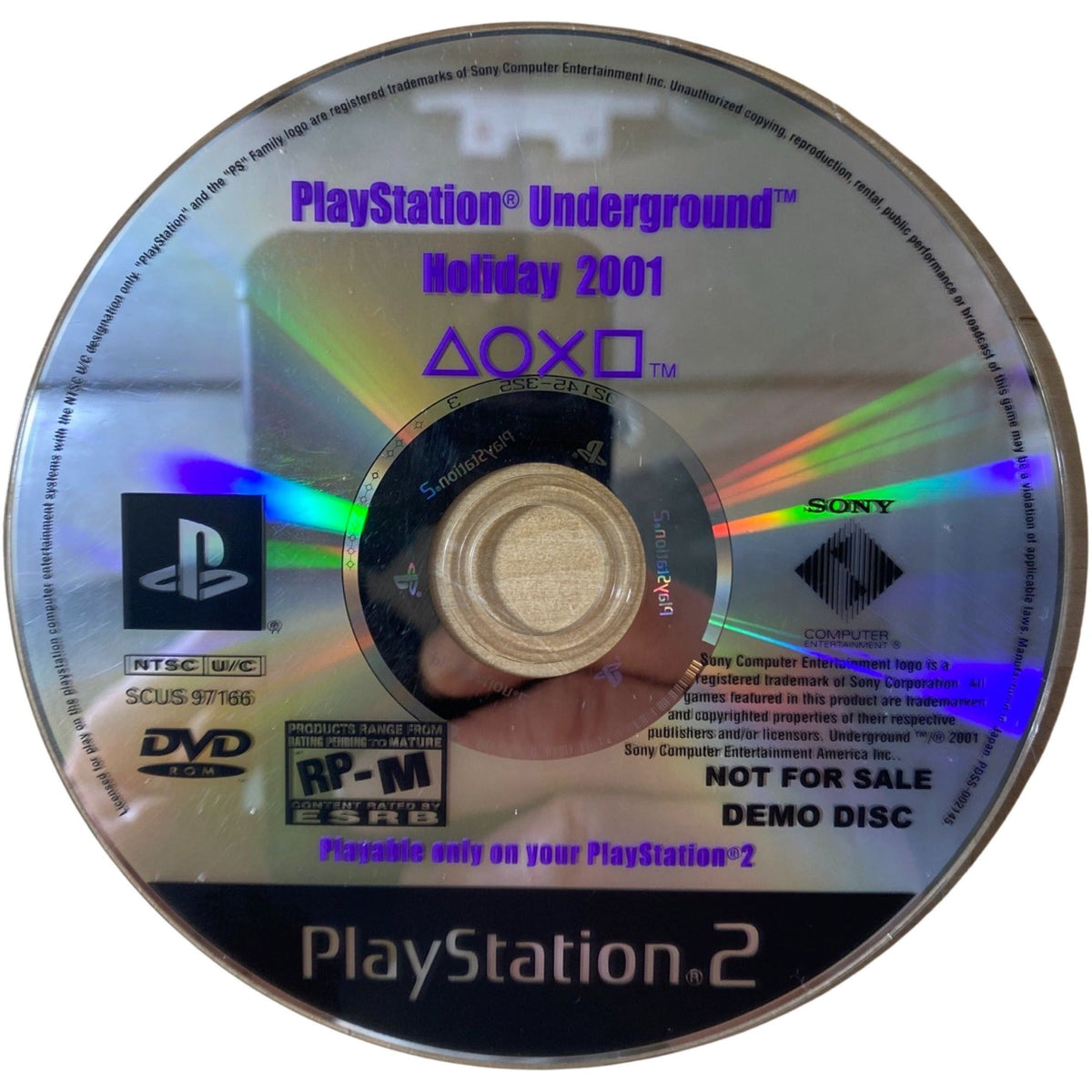 Playstation Underground Holiday 2001 - PlayStation 2 (LOOSE) | Shop ...